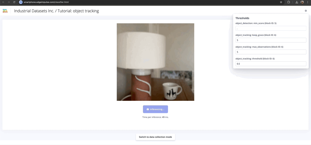 Launching Object Tracking in Edge Impulse