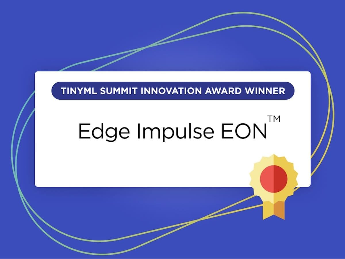 Edge Impulse Awarded 'Best Innovation of the Year' at tinyML Summit 2021