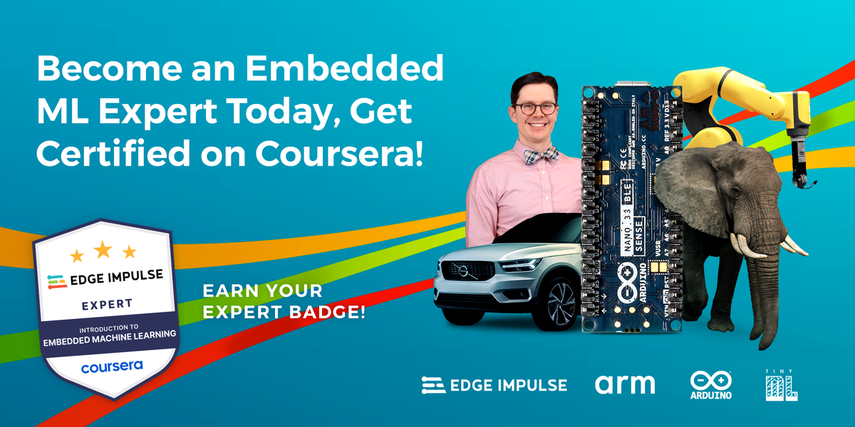 Announcing Intro to Embedded Machine Learning on Coursera