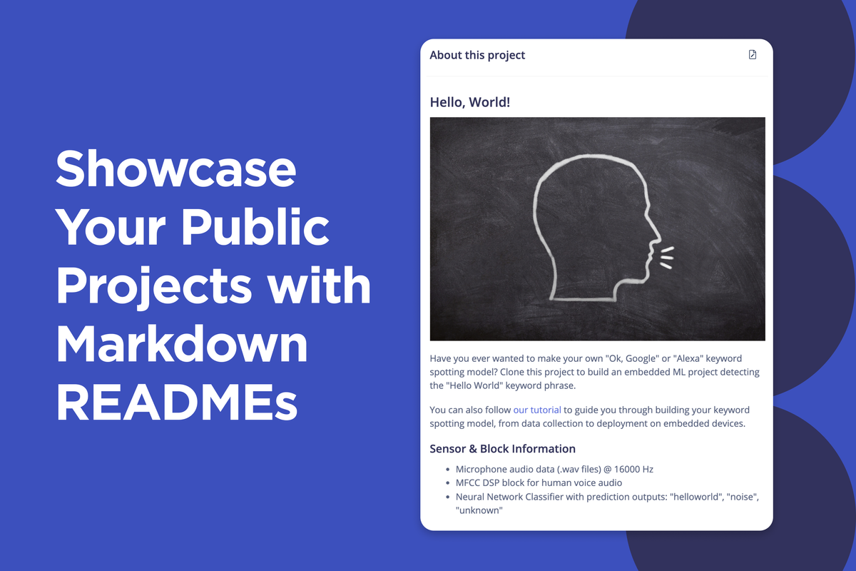 Showcase Your Public Projects with Markdown READMEs