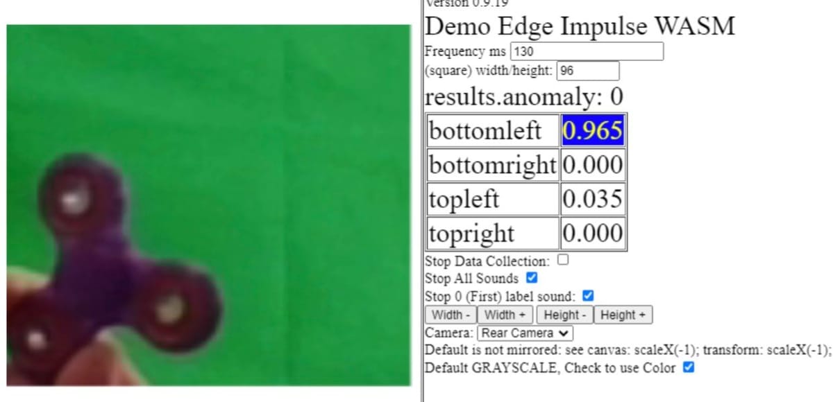 Checking Your Edge Impulse tinyML Model on a Browser